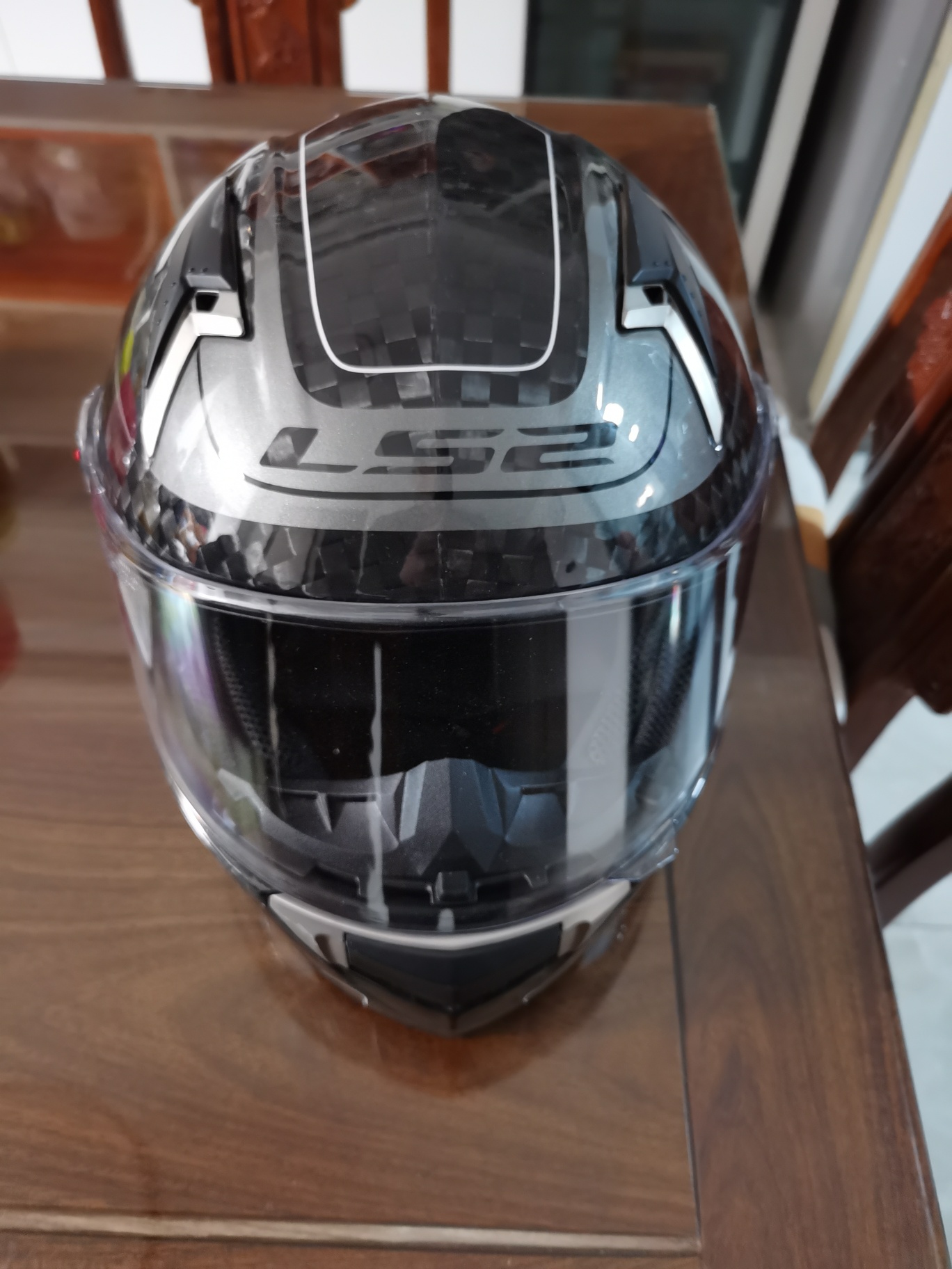 出售LS2碳纤维头盔，XL号码， - 商情交易 - 江阴论坛