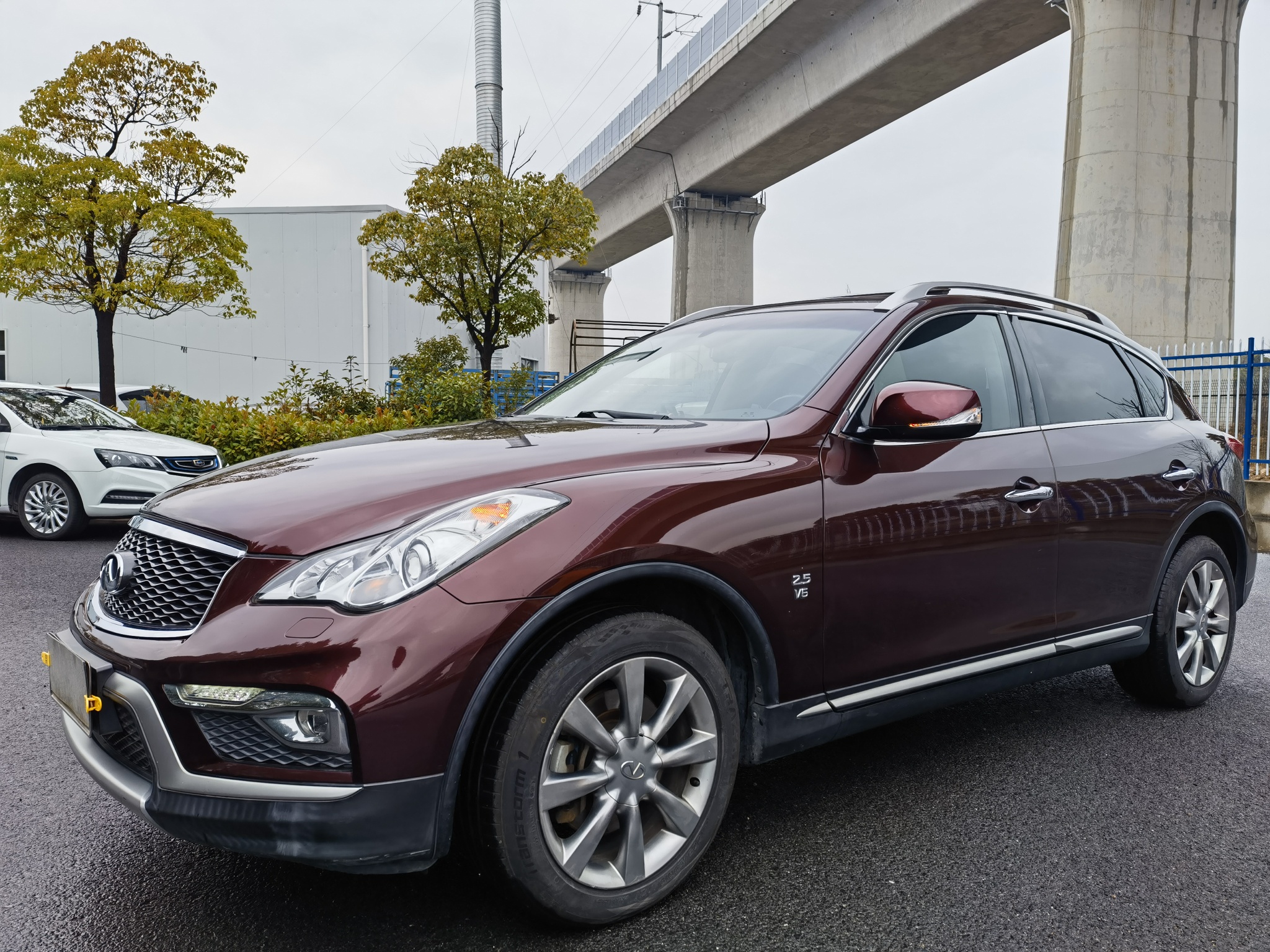 2018年差一天上牌英菲尼迪QX50中大型豪华SUV一手车6万公里极品车况葡萄紫 - 二手车交易 - 江阴论坛